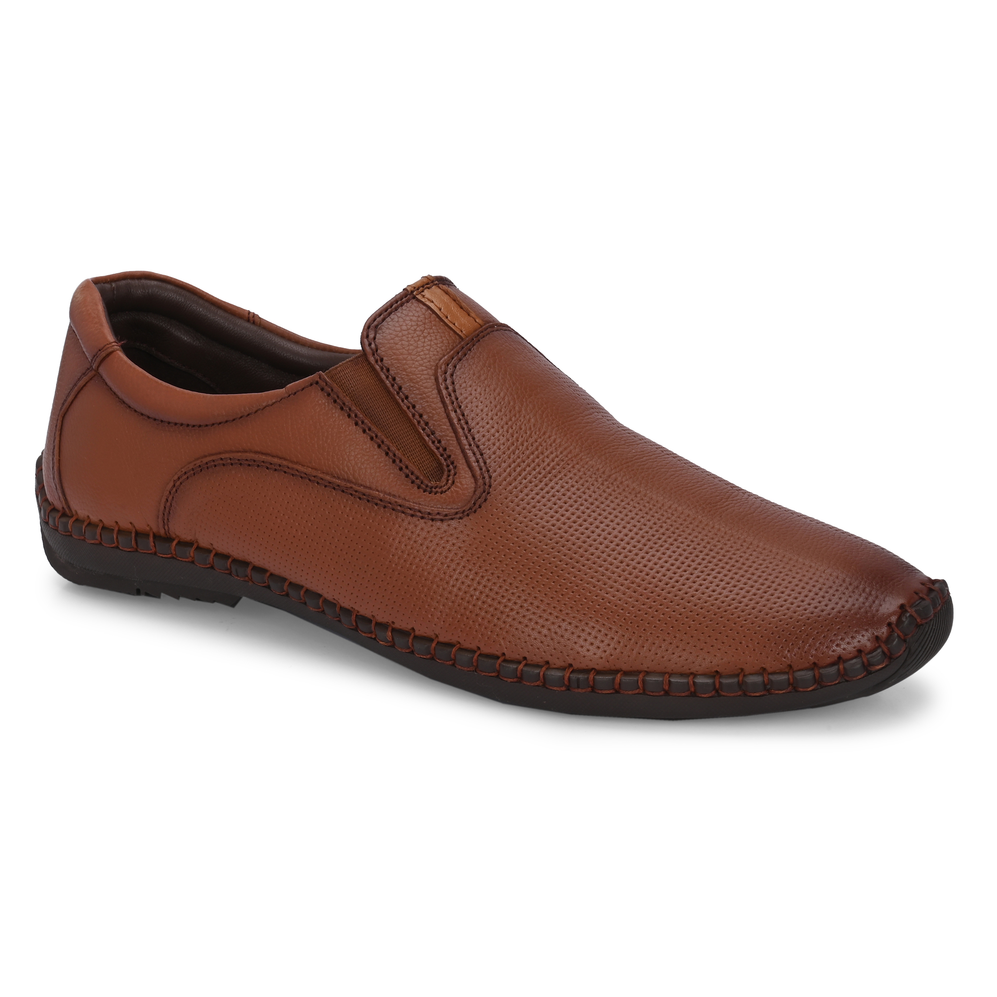 Buy Stylish Cognac Leather Ethnic For Men’s Online at Best Cost ...