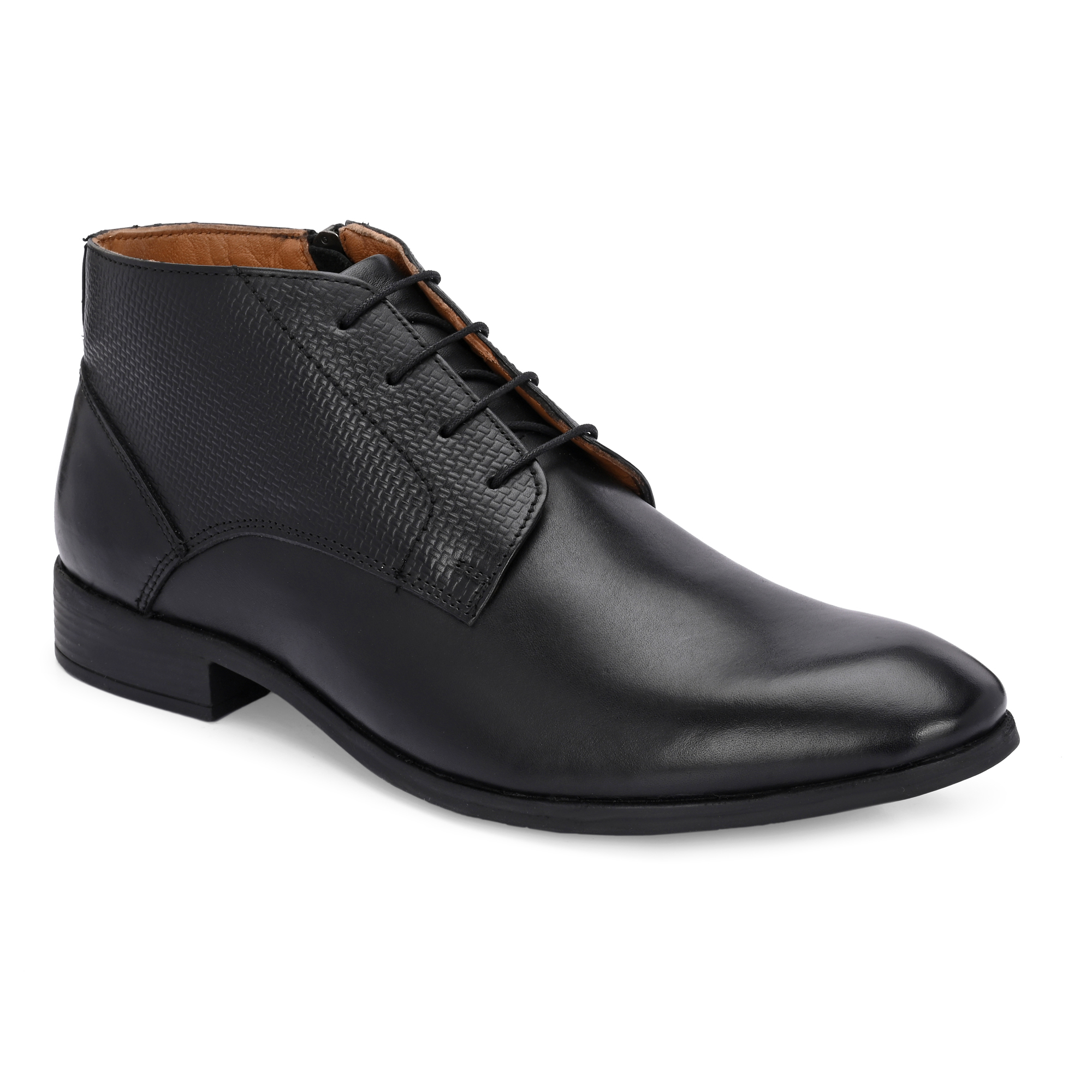 Salient Stylish Leather Boot For Men’s - Shelcon Shoes